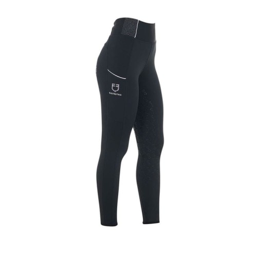 Legginsy damskie slim fit z kryształkami | Kary Koń